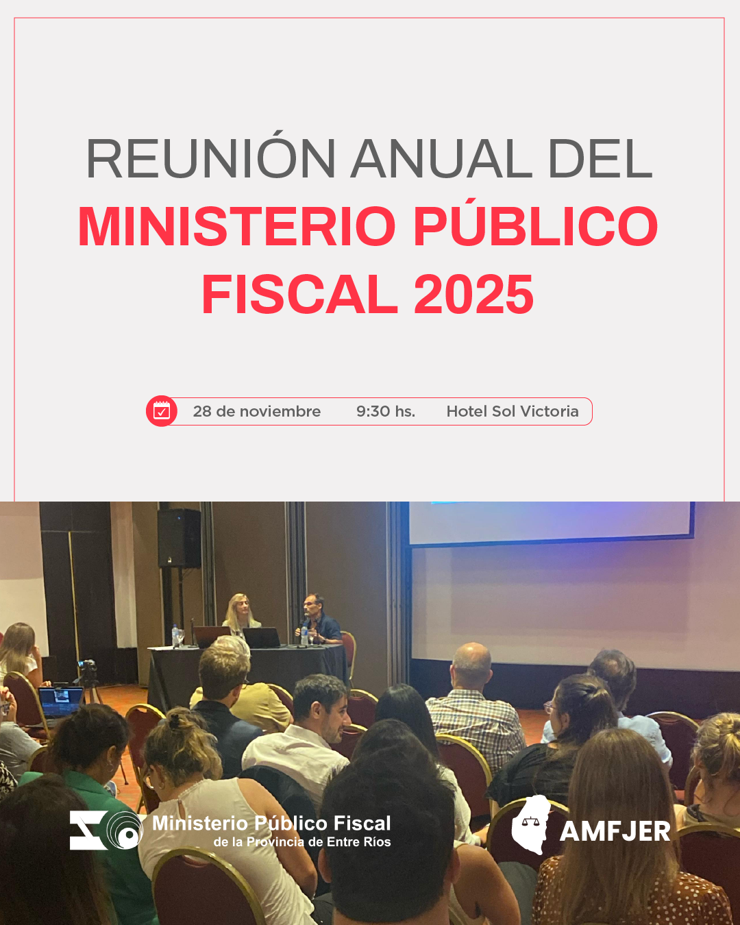 INSCRIPCIÓN REUNIÓN ANUAL DEL MINISTERIO PÚBLICO FISCAL 2025 ...